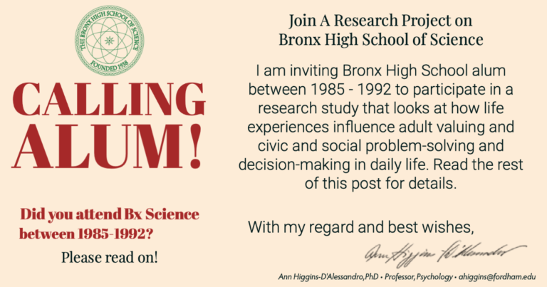 Join a research project on Bronx High School of Science | Bronx HS of ...